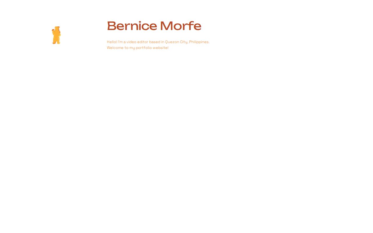 Bernice Morfe | Video Editor